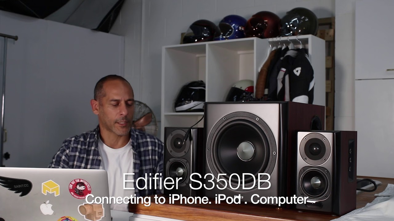 Edifier S350DB / Connecting it - YouTube