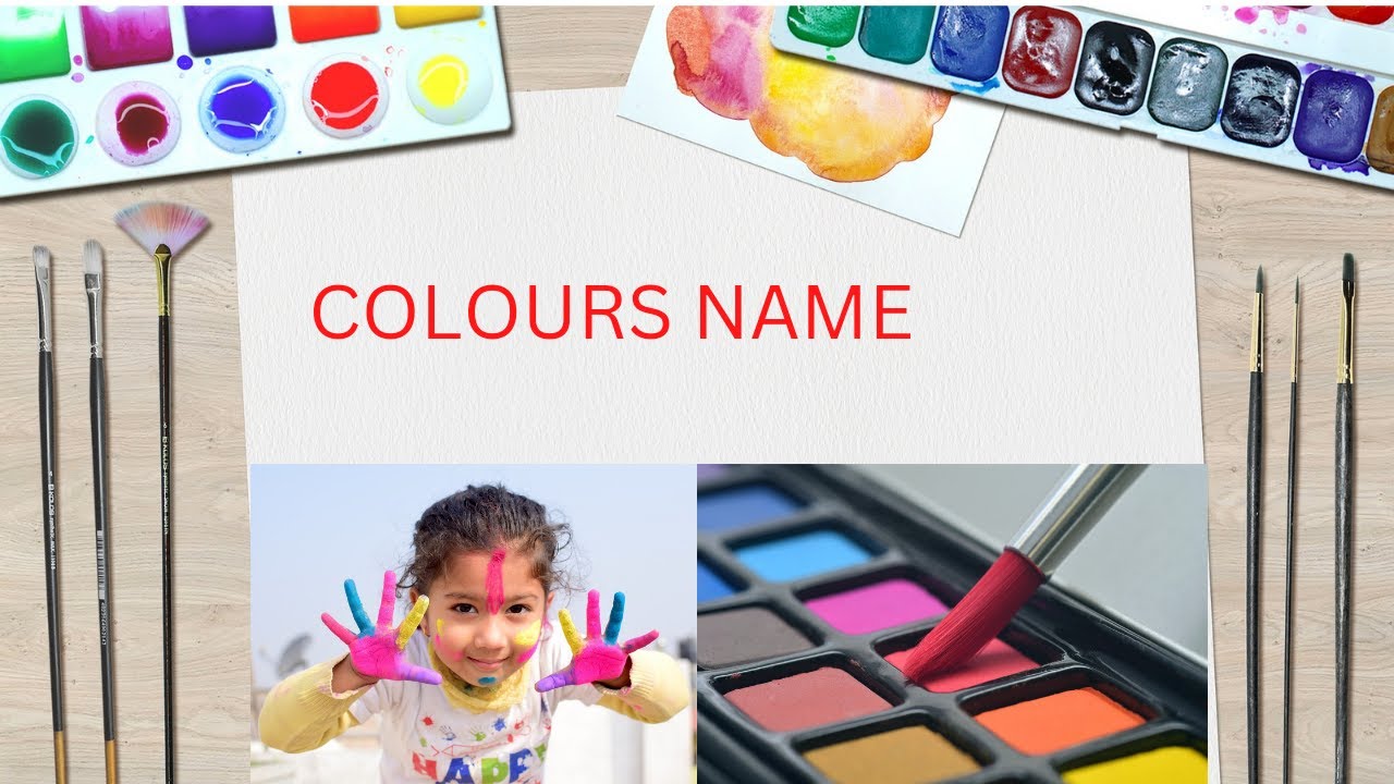 Colour name। colours name for kids। color for kids। learn colour for ...
