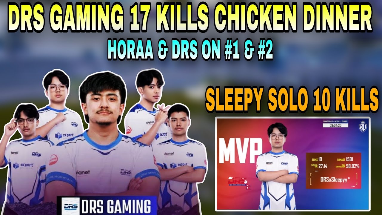 DRS Gaming Massive 17 Kills Chicken Dinner | DRS Sleepy Solo 10 Kills ...