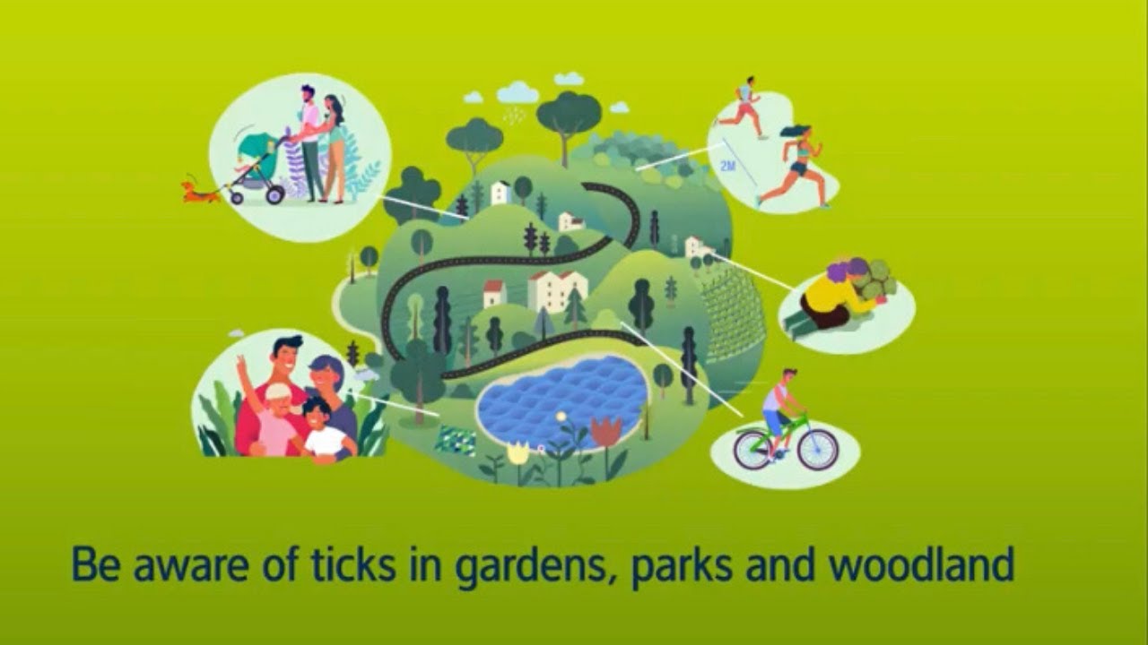 Be aware of ticks in gardens, parks and woodland - YouTube