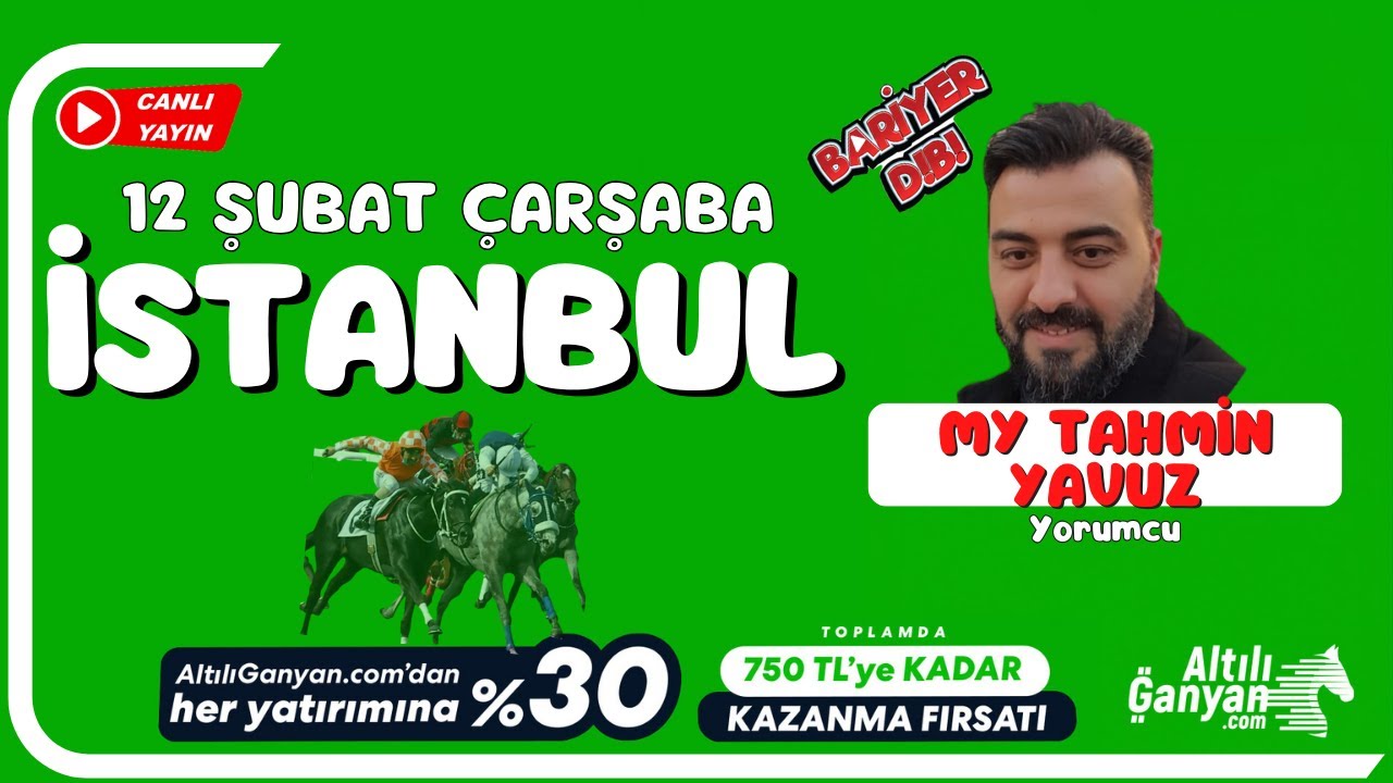 İSTANBUL / Canlı Yayın / Bariyer Dibi / 12 Şubat 2025 Çarşamba # ...