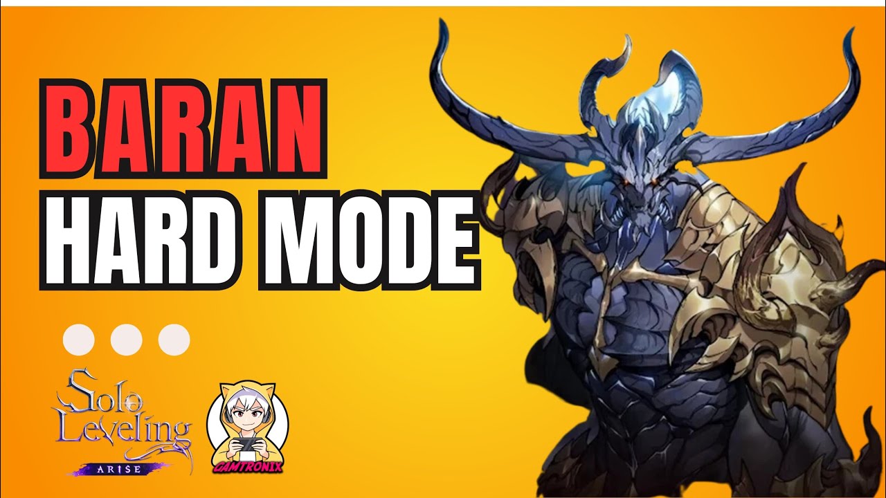 How to defeat BARAN HARD !! -Solo Leveling Arise - YouTube