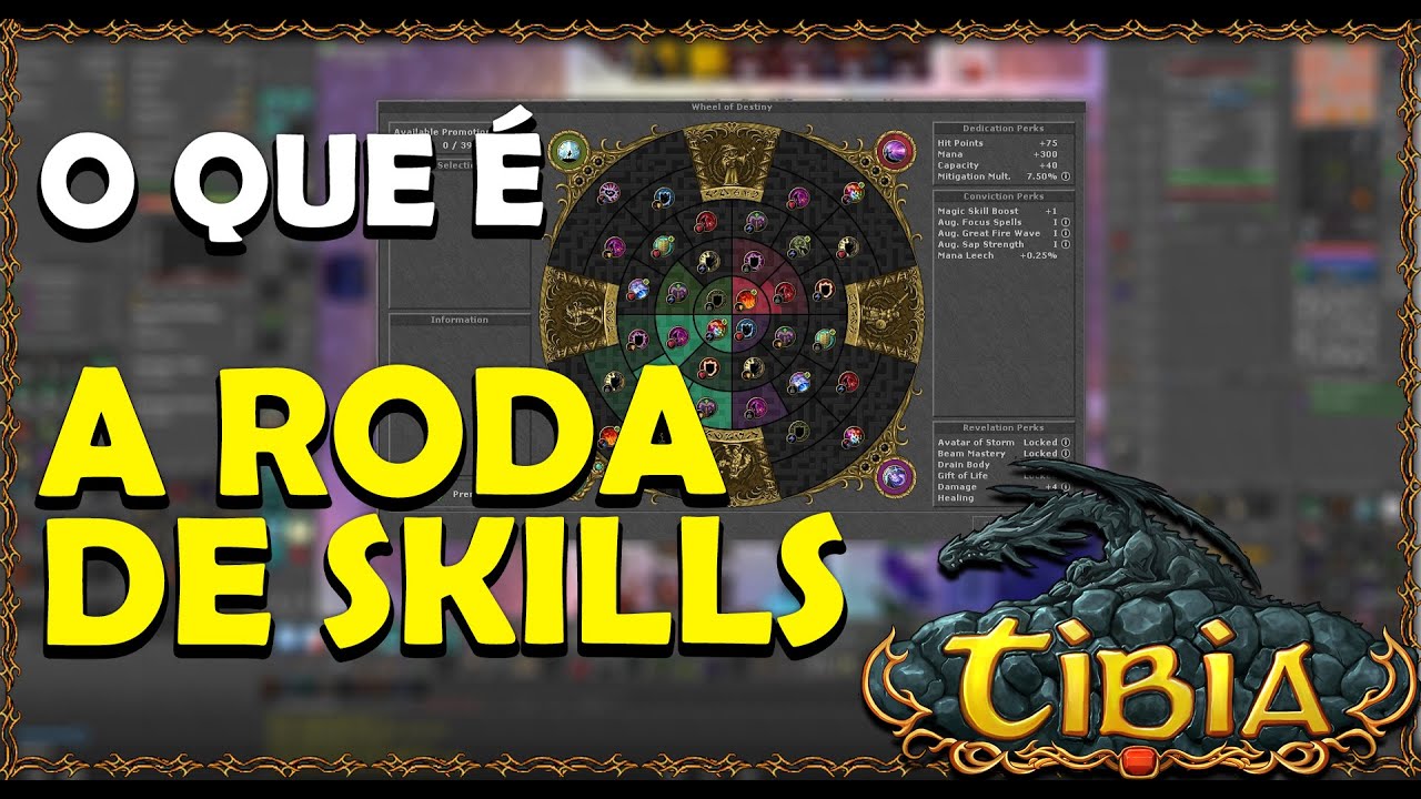 Tibia | O que é a RODA DE SKILLS? Entenda de Forma Objetiva! - YouTube