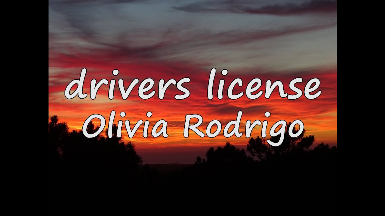 Olivia Rodrigo - drivers license (Lyrics) - YouTube