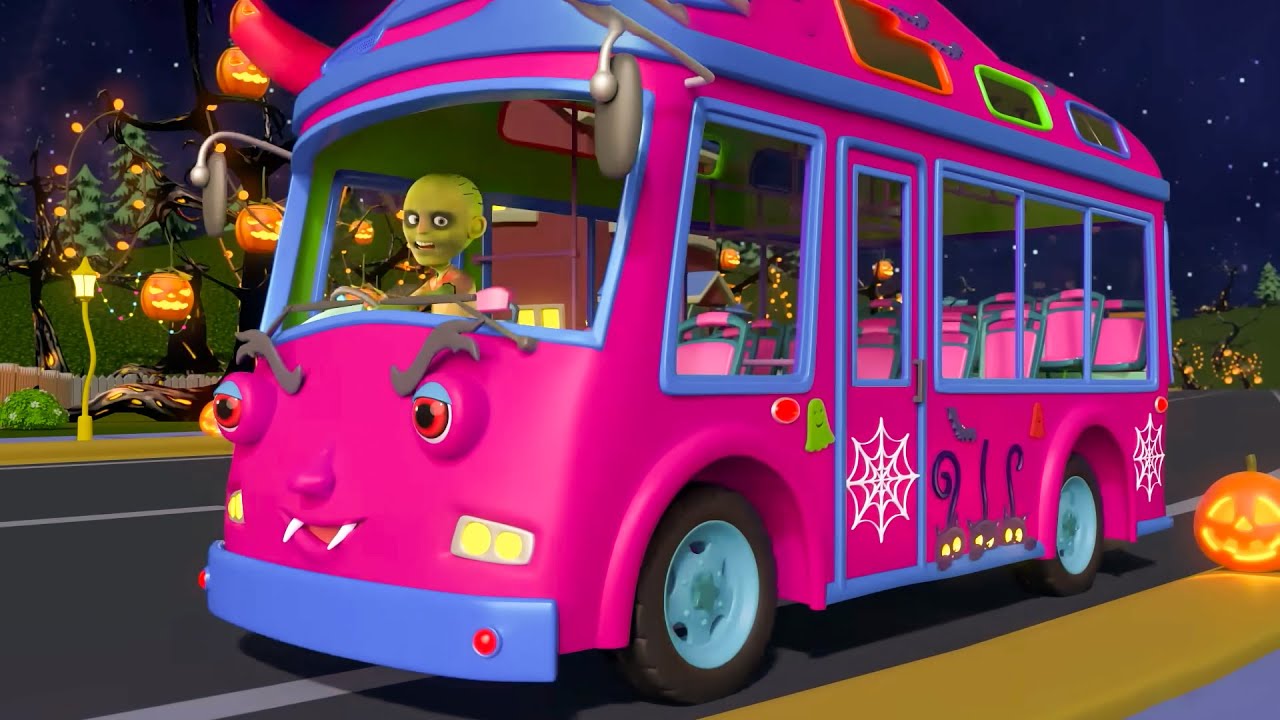 Spooky Wheels on the Bus, It's Halloween Night + More Scary Videos for ...