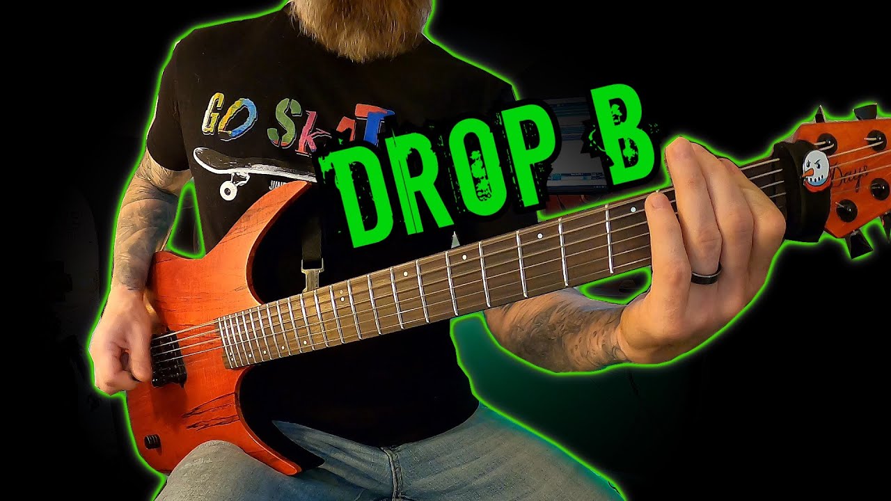 DROP B Riffs - Days Custom Guitars - YouTube