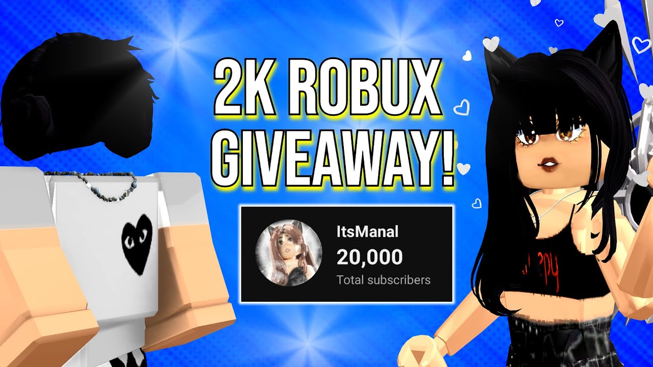 2K Robux Giveaway! - YouTube
