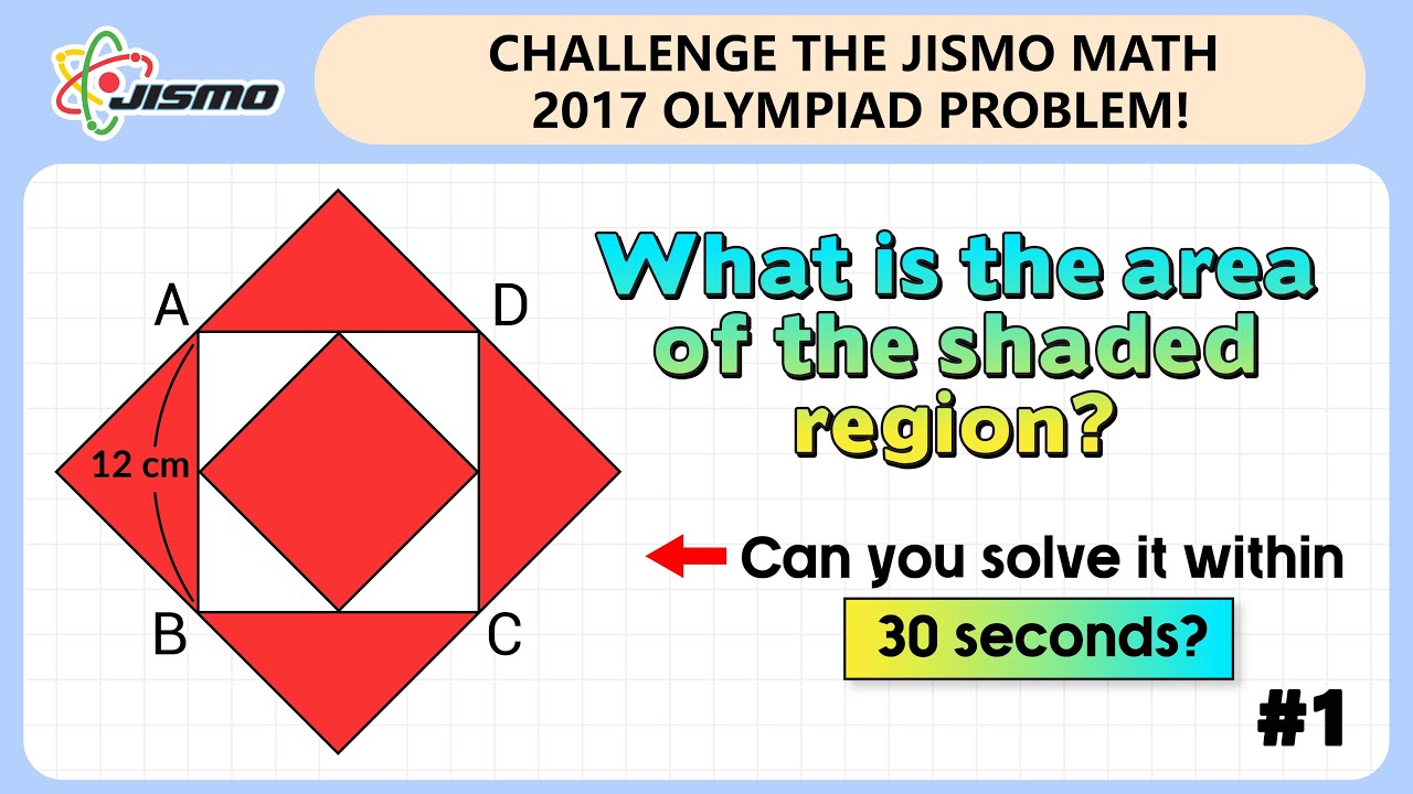JISMO Math #1 | Geometry - CAN YOU SOLVE IT WITHIN 30 SECONDS? - YouTube