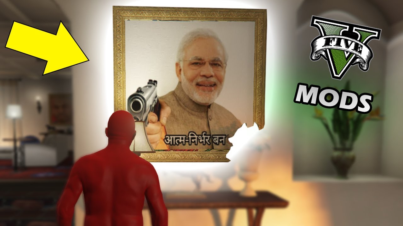 GTA5 MODS BUT MODI JI IS HERE !! 💀💀 | Part 3 - YouTube