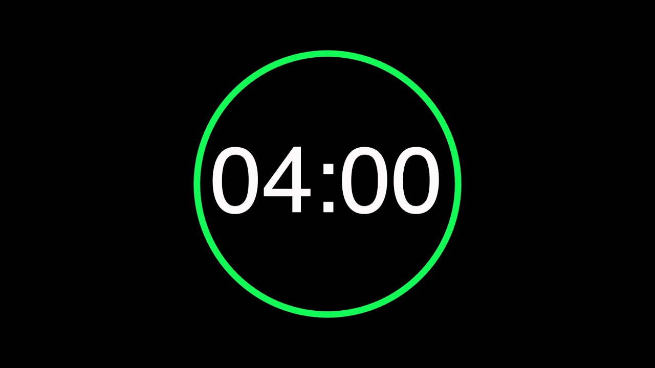 4 Minute Timer alarm ⏰ - YouTube