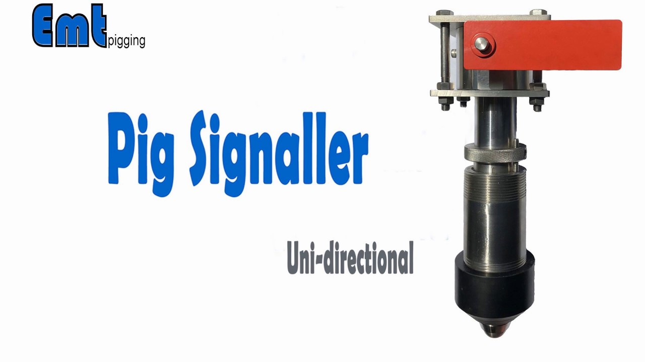 Uni-directional pig signaller-EMTpigging - YouTube