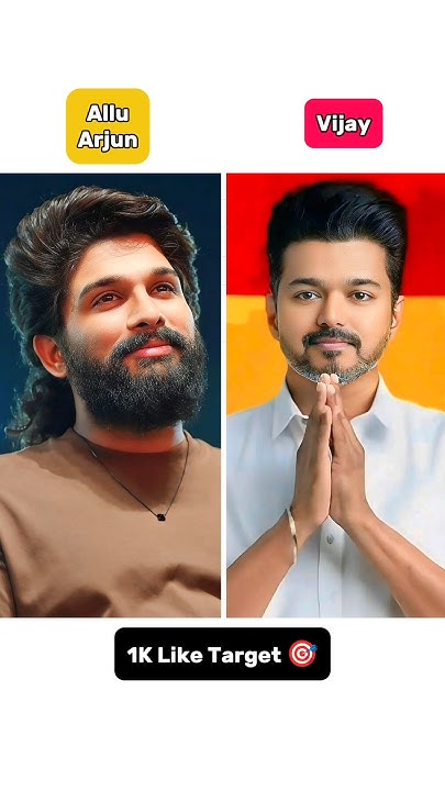 Allu Arjun And Thalapathy Vijay Life Journey Transformation #alluarjun #vijay #shorts - YouTube
