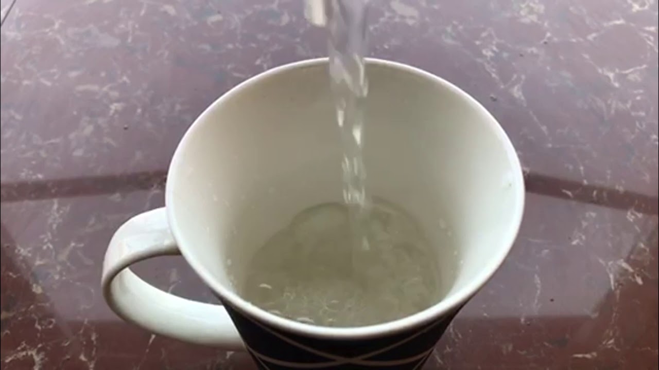 Slow Motion Water Flow in a Cup - YouTube