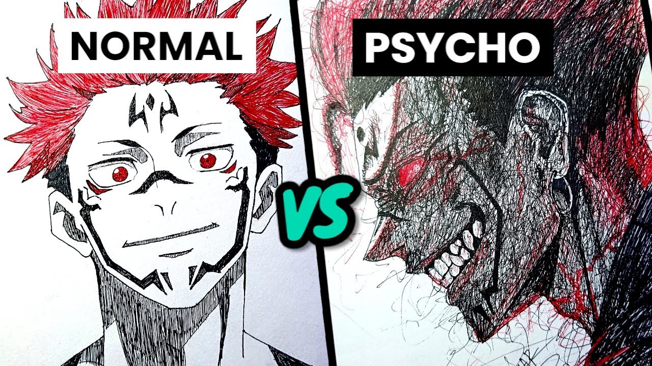 Normal Artist Vs Psycho Artist - Insane Drawing Completion! - YouTube