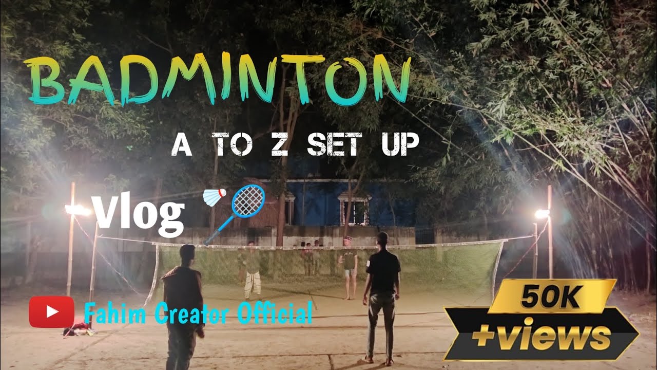 Badminton Set Up || Winter Day || Badminton Khela || Fahim Creator ...