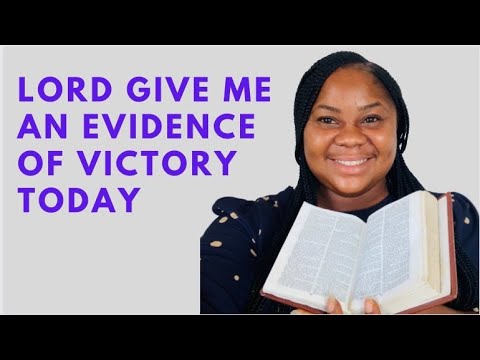 Morning Declaration : O Lord Give Me A visibly Evidence Of Victory ...