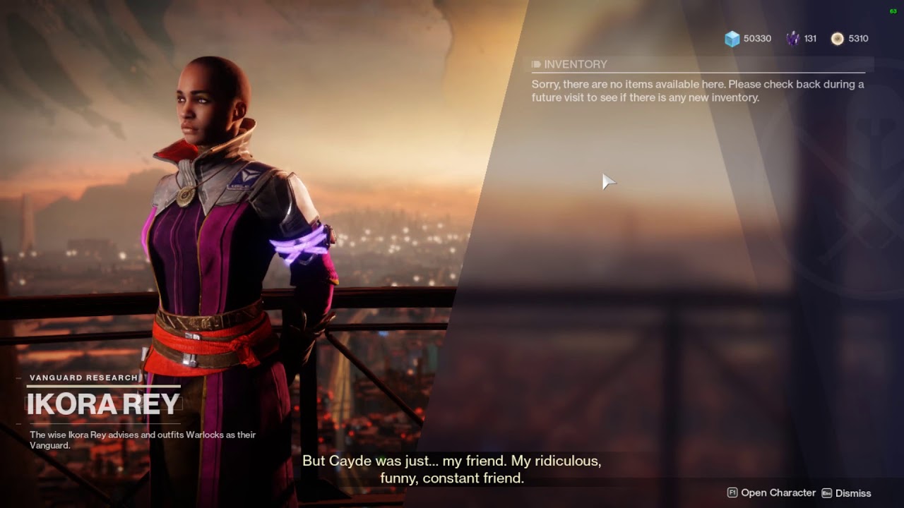 Destiny 2 Ikora breaks the fourth wall - YouTube