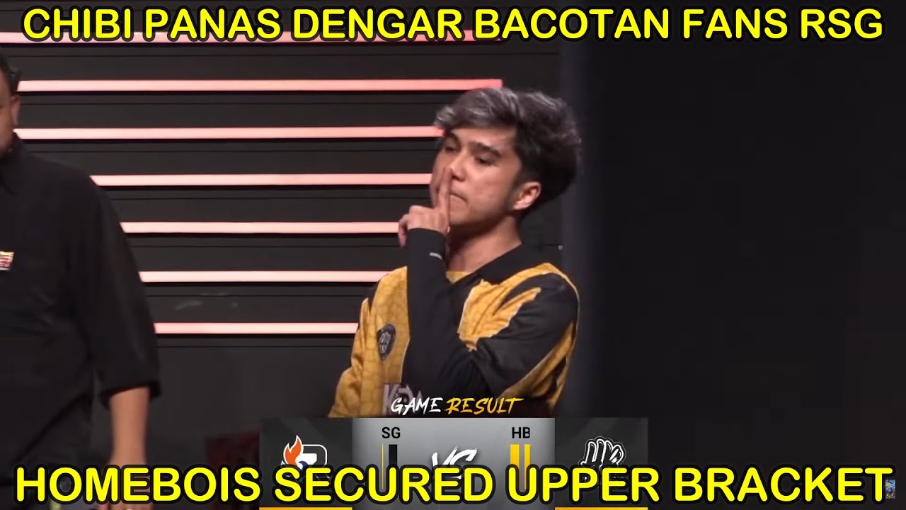 PANAS🔥🔥 CHIBI TAUNTING DEPAN FANS RIPPO !!! HOMEBOIS VS RSG MY GAME 3 ...