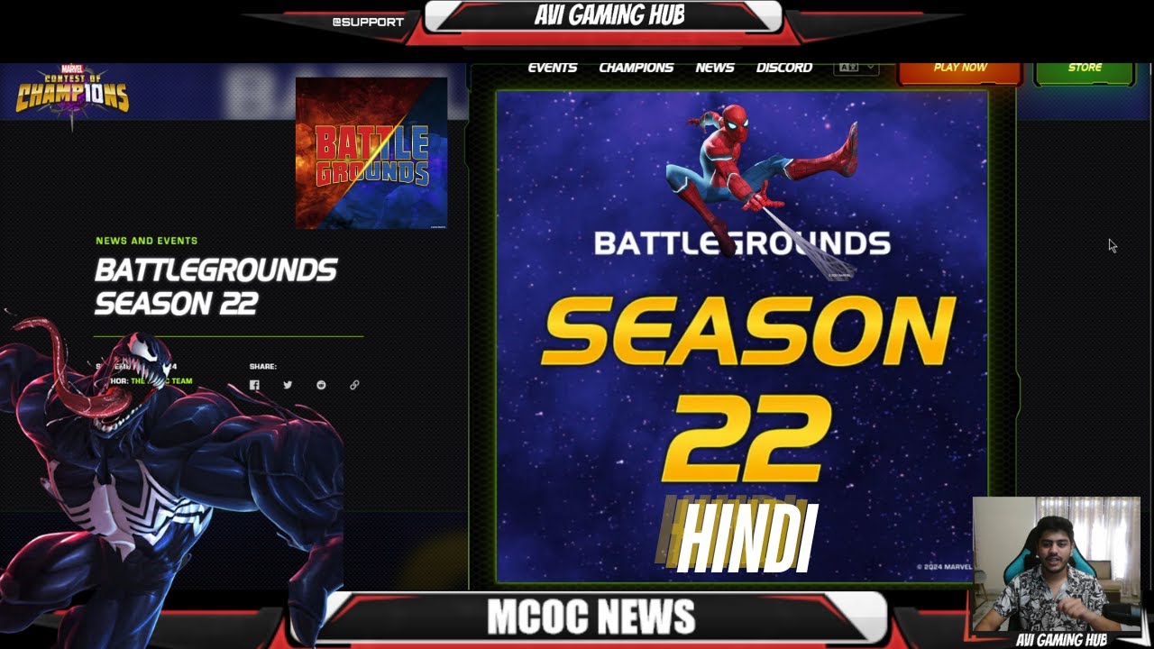 Battlegrounds season 22 mcoc guide - YouTube