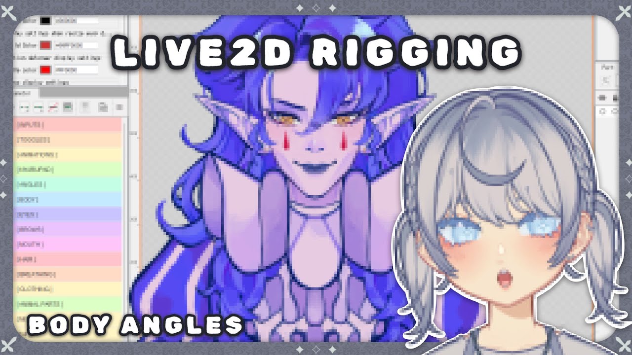 🔴【live2d】rigging morphi ! face angles - YouTube
