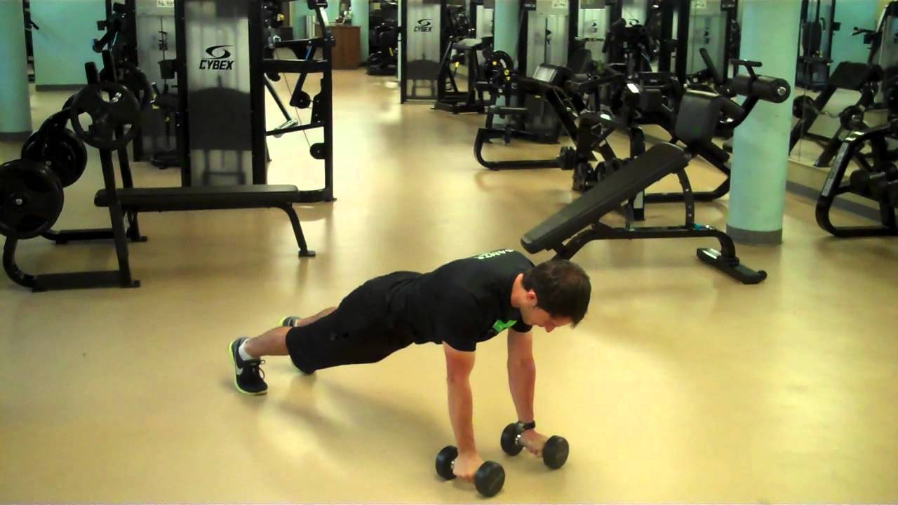 Plank Row to Side Plank - YouTube