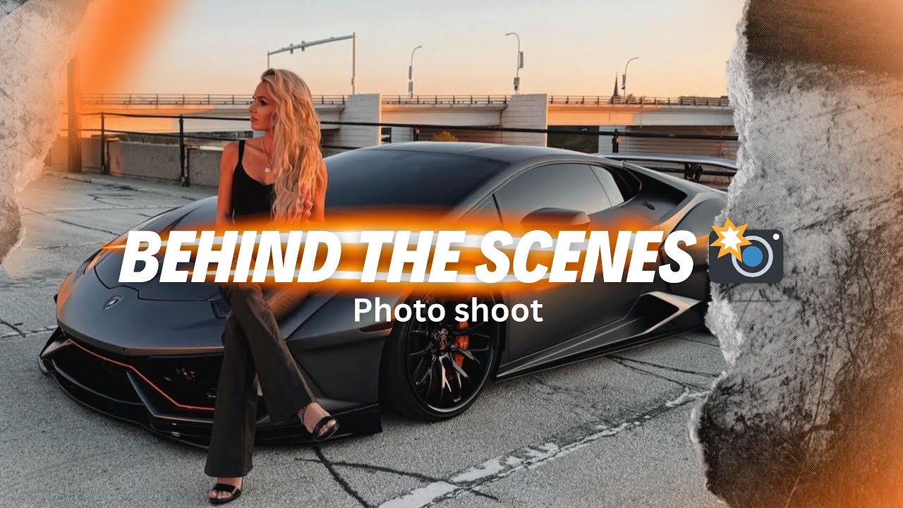 Behind The Scenes Lambo Lady Photo Shoot 📸 - YouTube