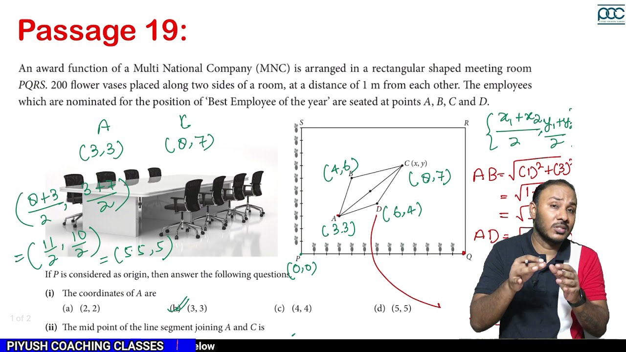 #class 10|maths|coordinate geometry |case study |passage 19|distance ...