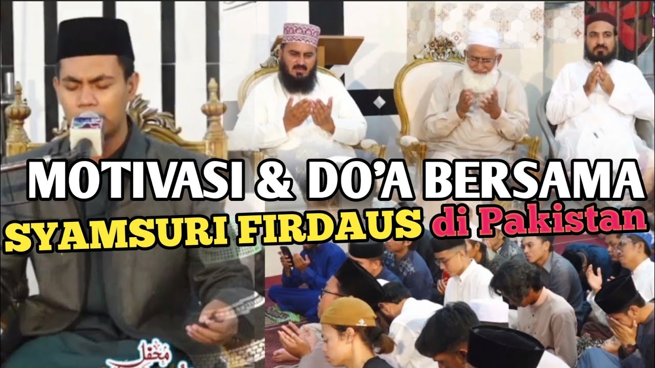 MOTIVASI & DO'A SYAMSURI FIRDAUS BERSAMA PARA PELAJAR INDONESIA DI ...