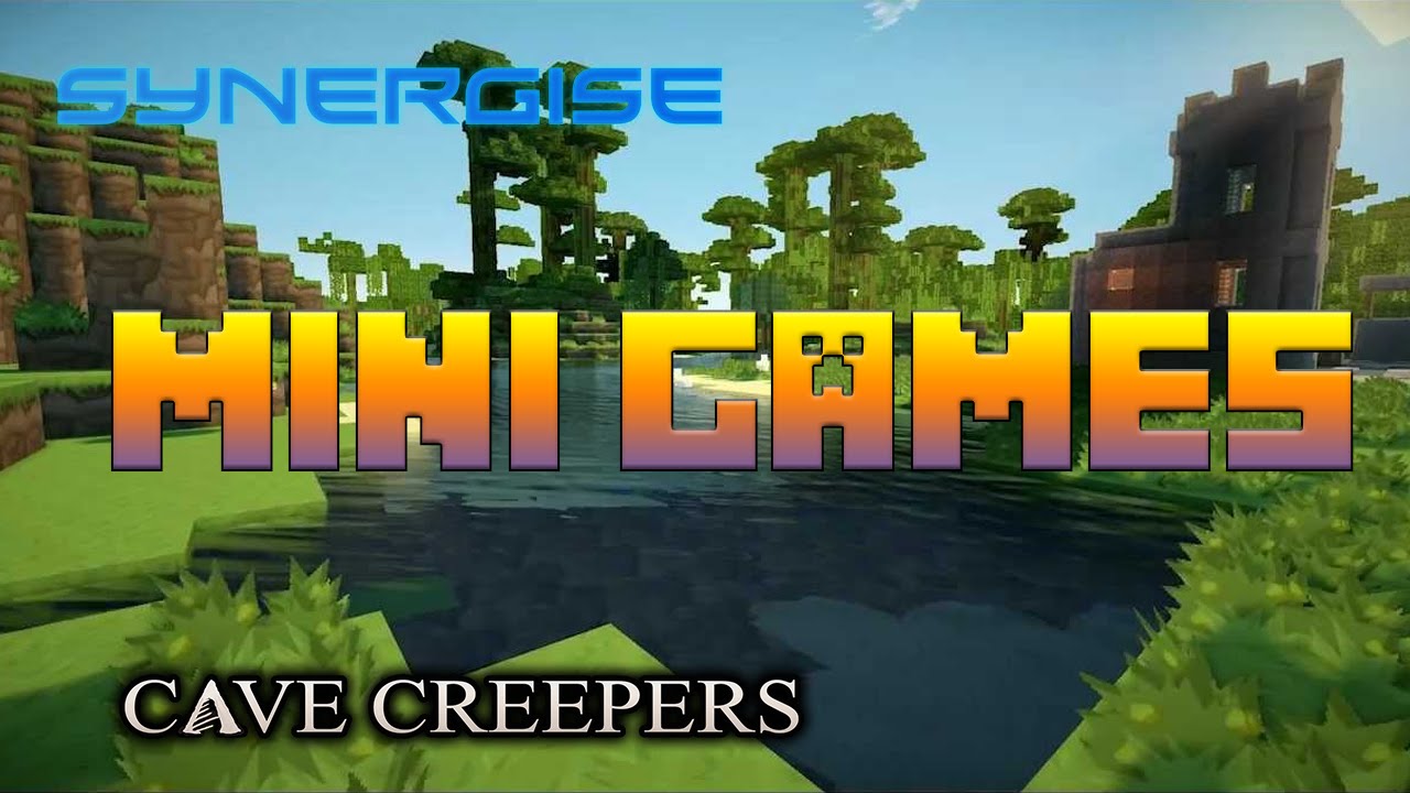 Mini-Games With Cave Creeper - YouTube