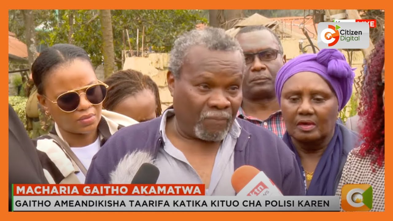 "Those who abducted me are criminals in police uniform," Macharia ...