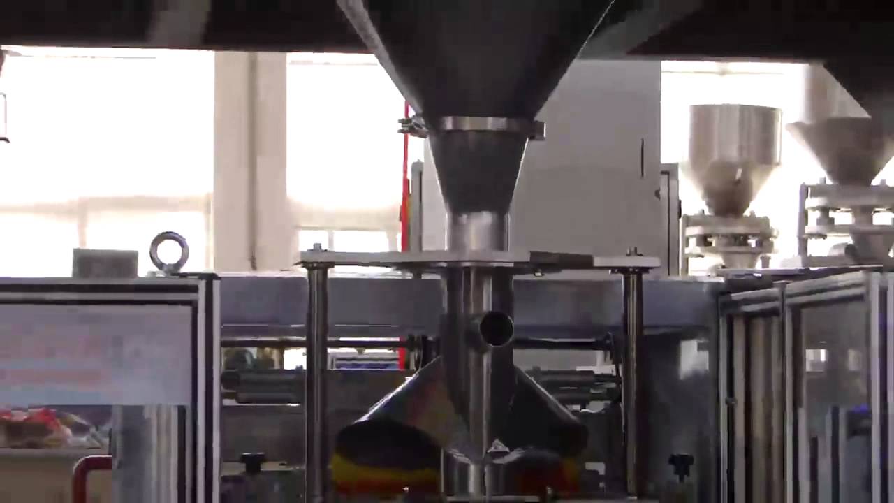 powder granule packing machine：urea packing machine - YouTube