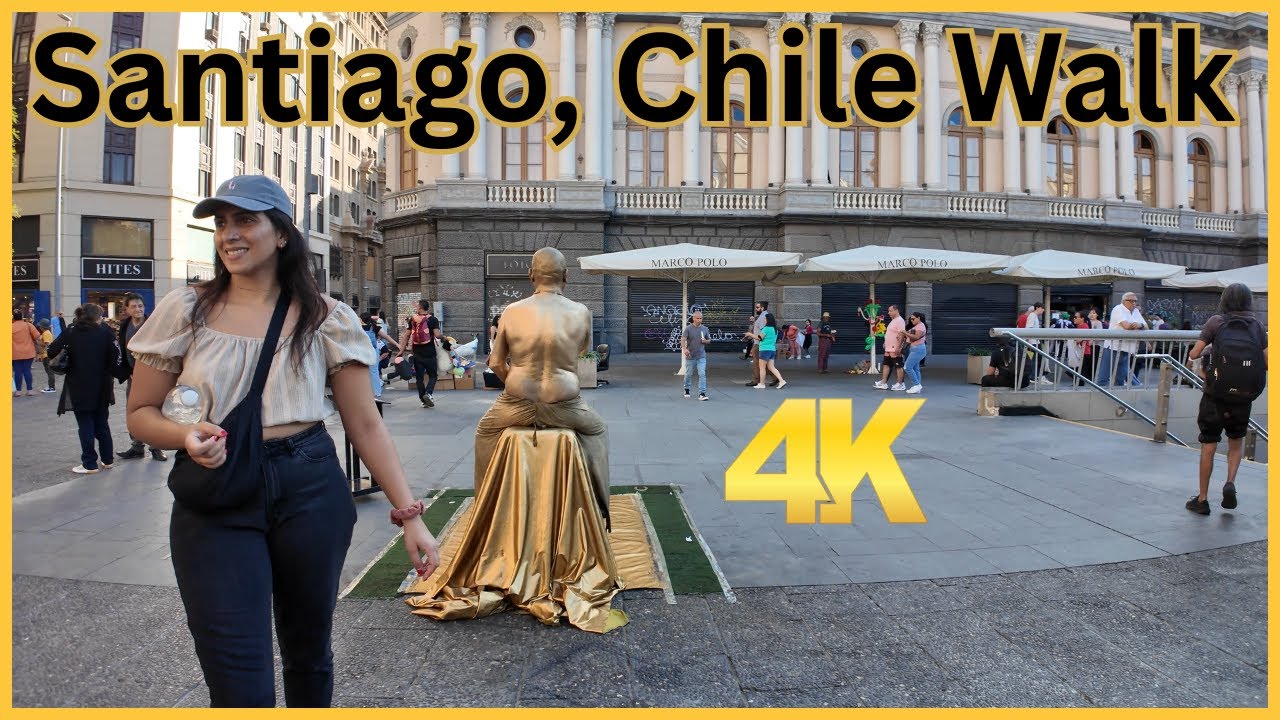Free Walking Tour Santiago, Chile 2025 [4K] - YouTube