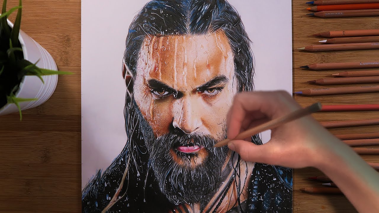 Drawing Aquaman _Jason Momoa [Ruben Paillard] - YouTube