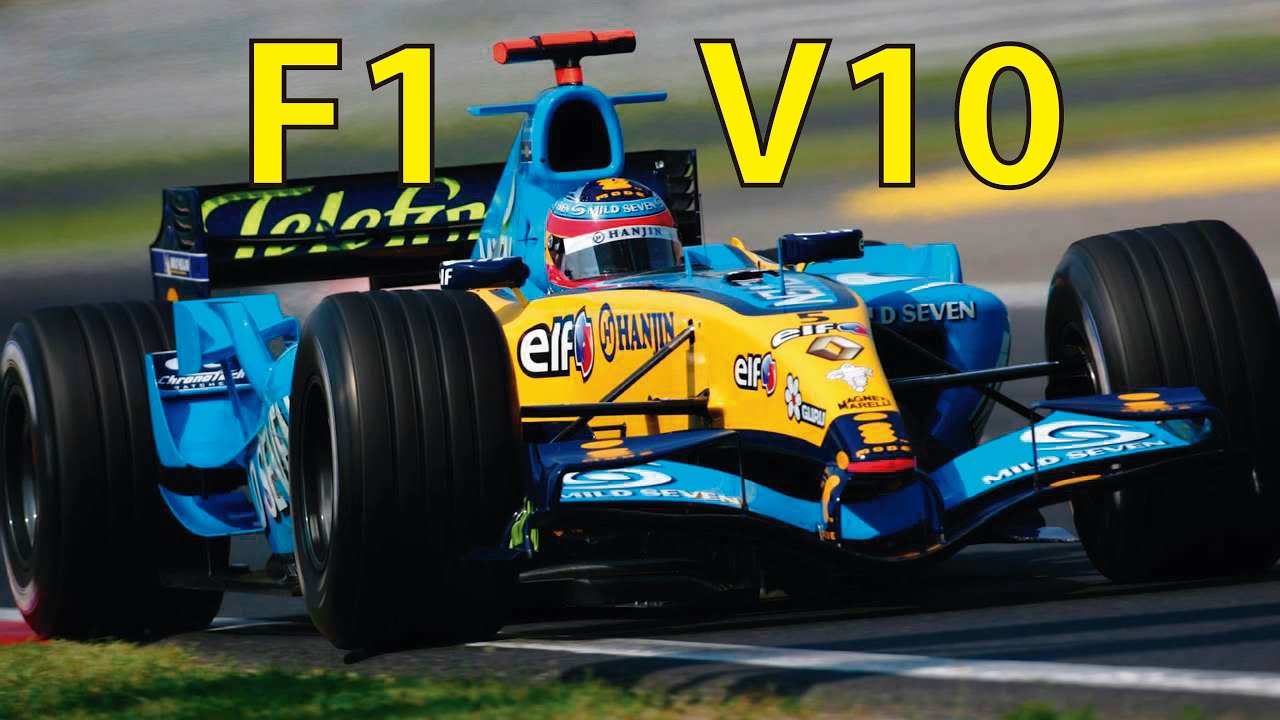 F1 V10 Start Engine Sound Compilation (HONDA, FERRARI, Williams ...
