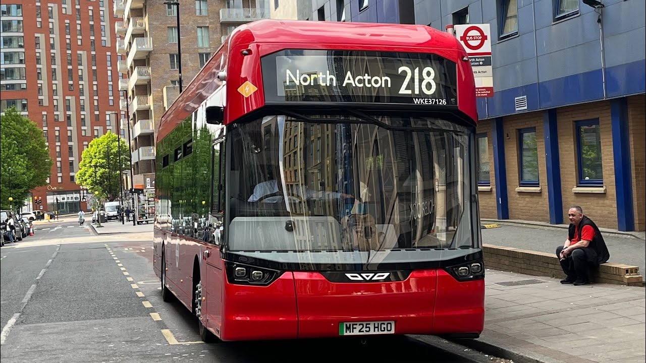 *Brand New* Journey on London Bus Route 218 | GB Kite WKE37110 (MF25 ...