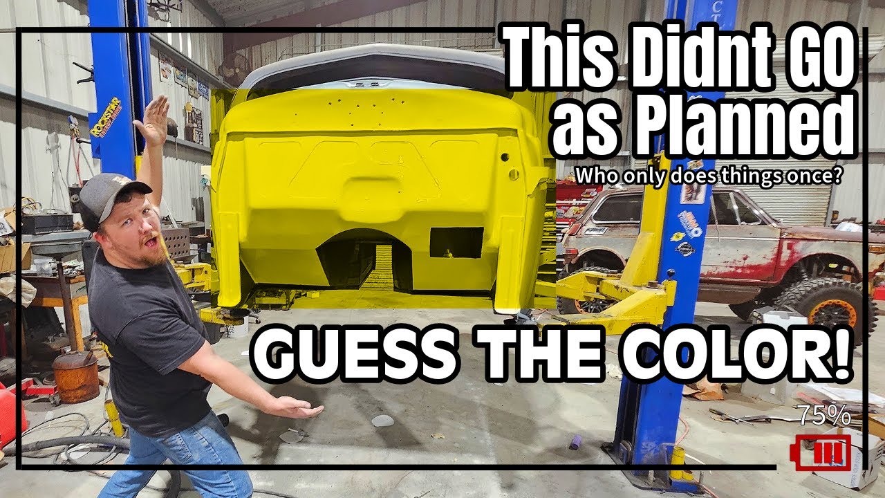 Finally, We put some Color on the firewall! Now can we put the body on ...