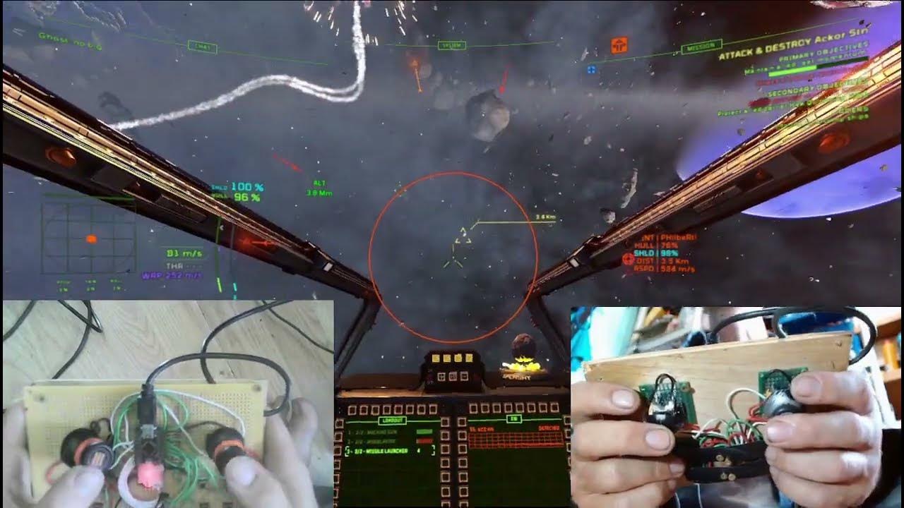 Infinity Battlescape 4 joystick game controller - YouTube