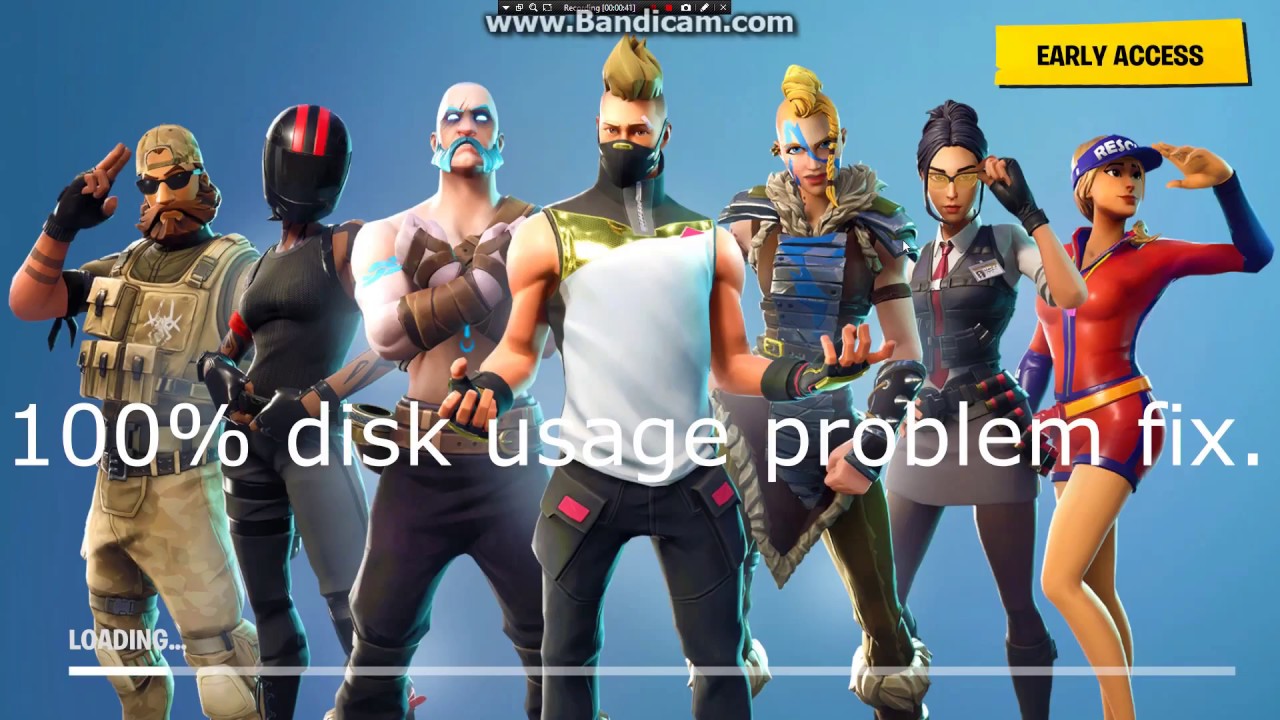 How to fix 100% disk usage in fortnite 😱 - YouTube