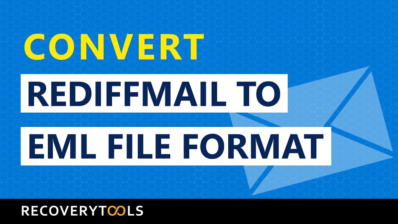Export Rediffmail to EML File Format Using Simple Method - YouTube