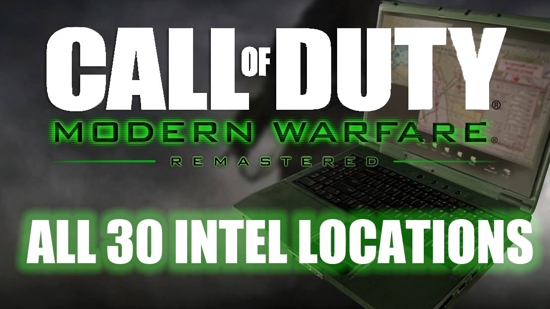 Call of Duty: Modern Warfare Remastered - All 30 Intel Locations - YouTube
