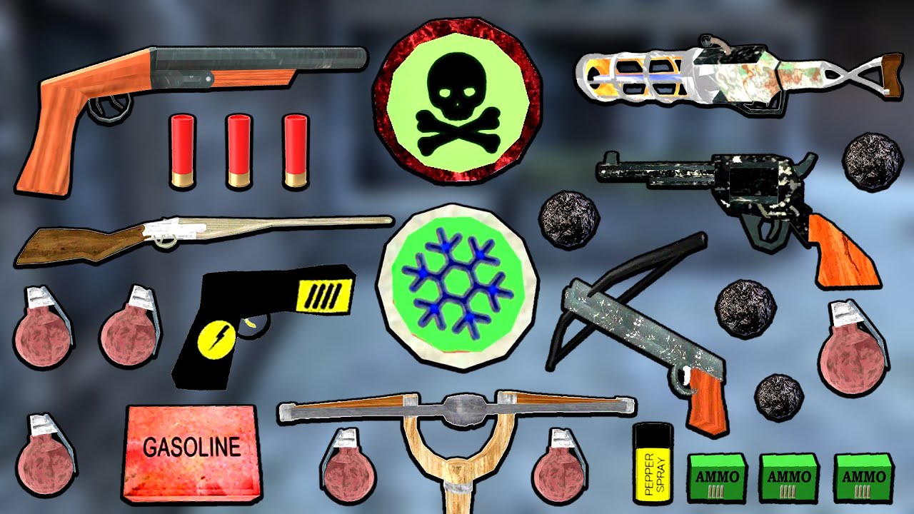 All New Weapons in Granny All Remake Chapters 1 2 3 - YouTube