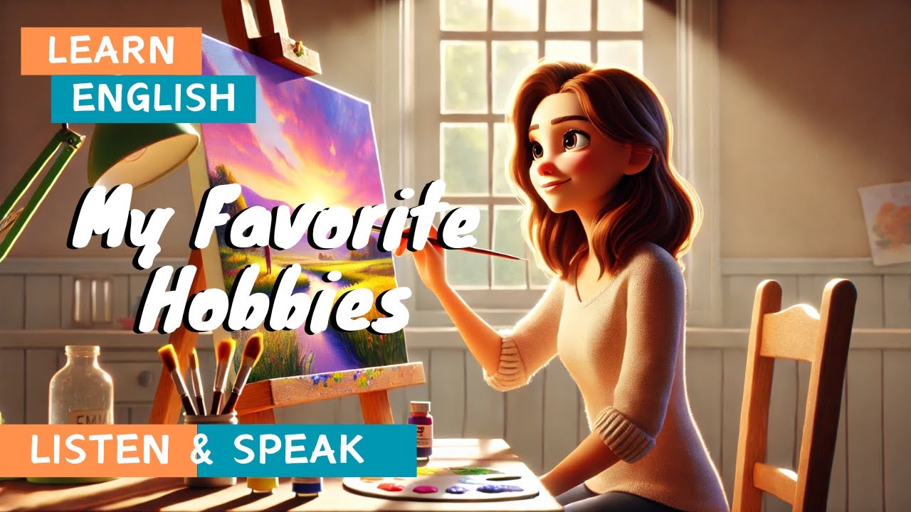 My Favorite Hobbies | Improve Your English | English Listening and ...