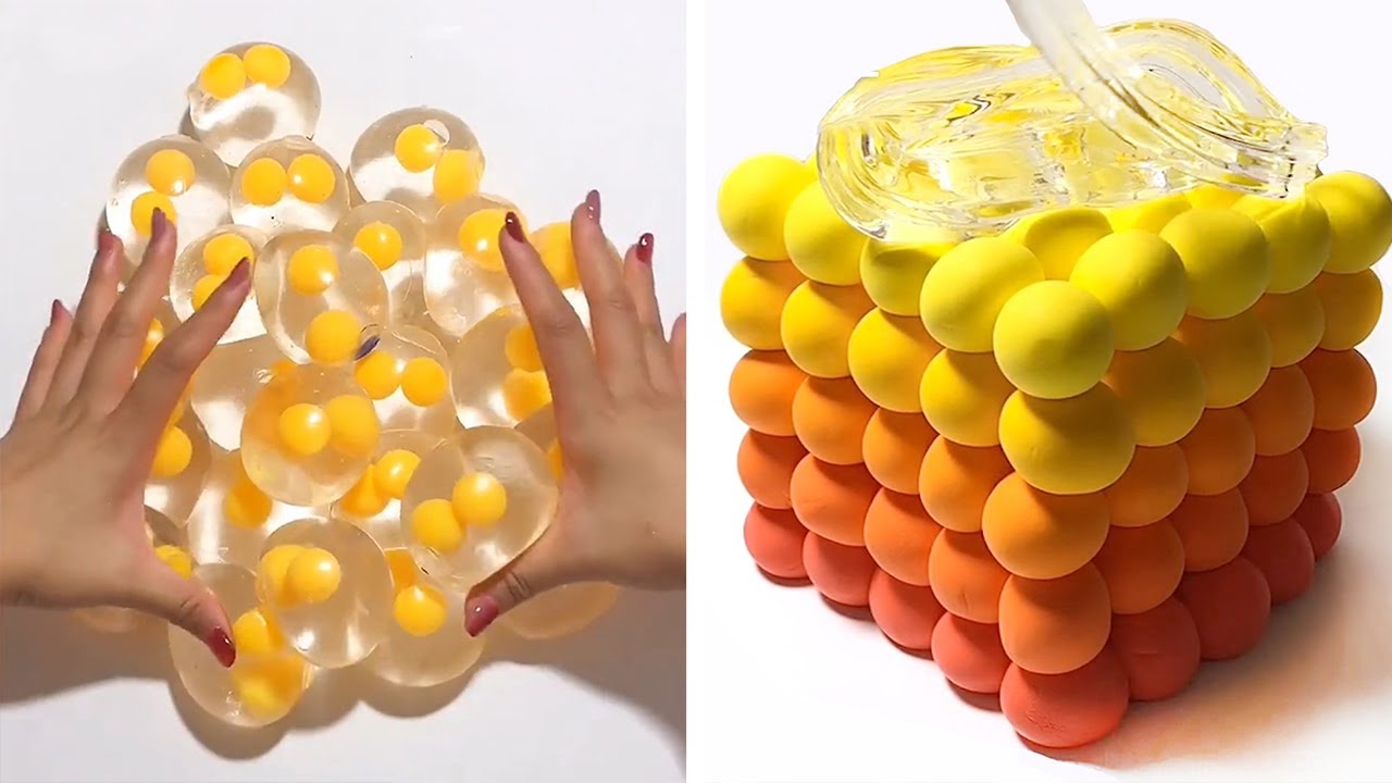 30 Chill Minutes Of Oddly Satisfying Slime ASMR - Relaxing When ...