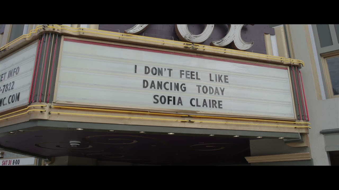 OFFICIAL MUSIC VIDEO: I Don’t Feel Like Dancing Today - Sofia Claire - YouTube