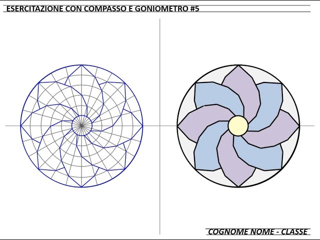 Compasso Goniometro Set Geometria Scuola (Compasso, Goniometro,
