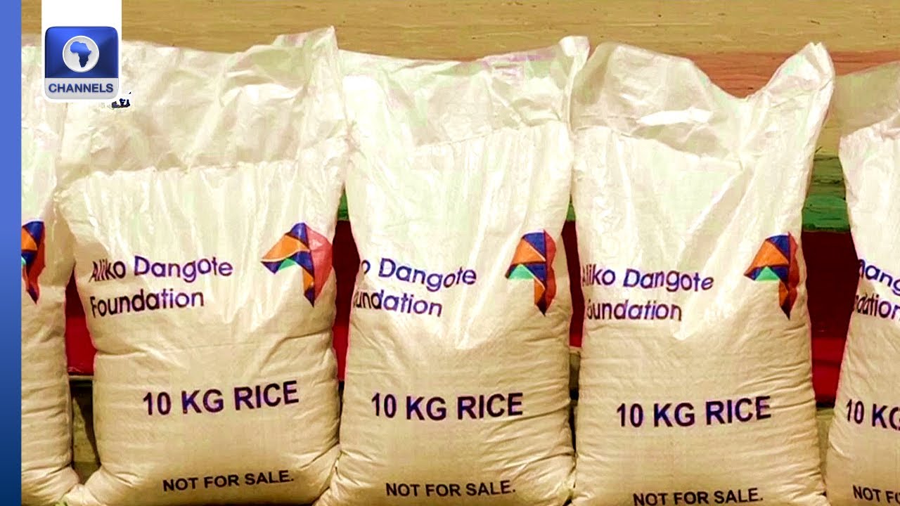 Dangote Begins Distribution Of 10kg Rice To One Million Beneficiaries ...