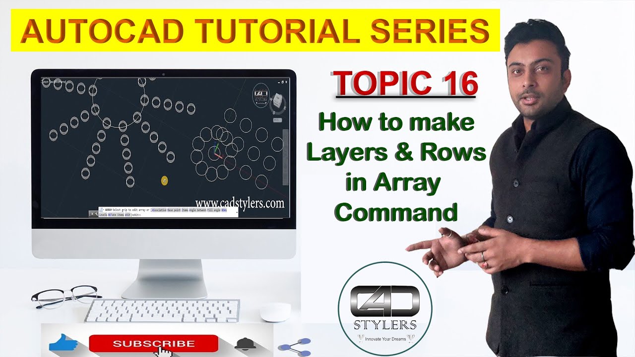 How To Make Layers And Rows In Array Command Types Rectangular Array 9774