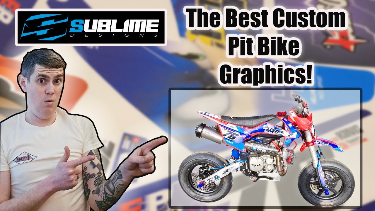 Getting your pit bike Custom wrapped with Sublime Designs | Its Epic ...