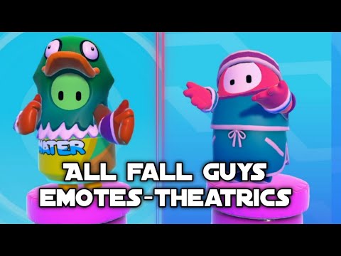 All Fall guys emotes-theatrics - YouTube