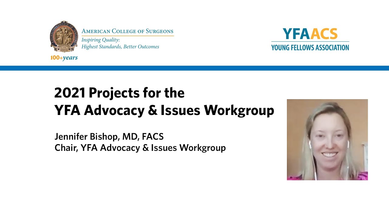 2021 Projects for the YFA Advocacy & Issues Workgroup - YouTube